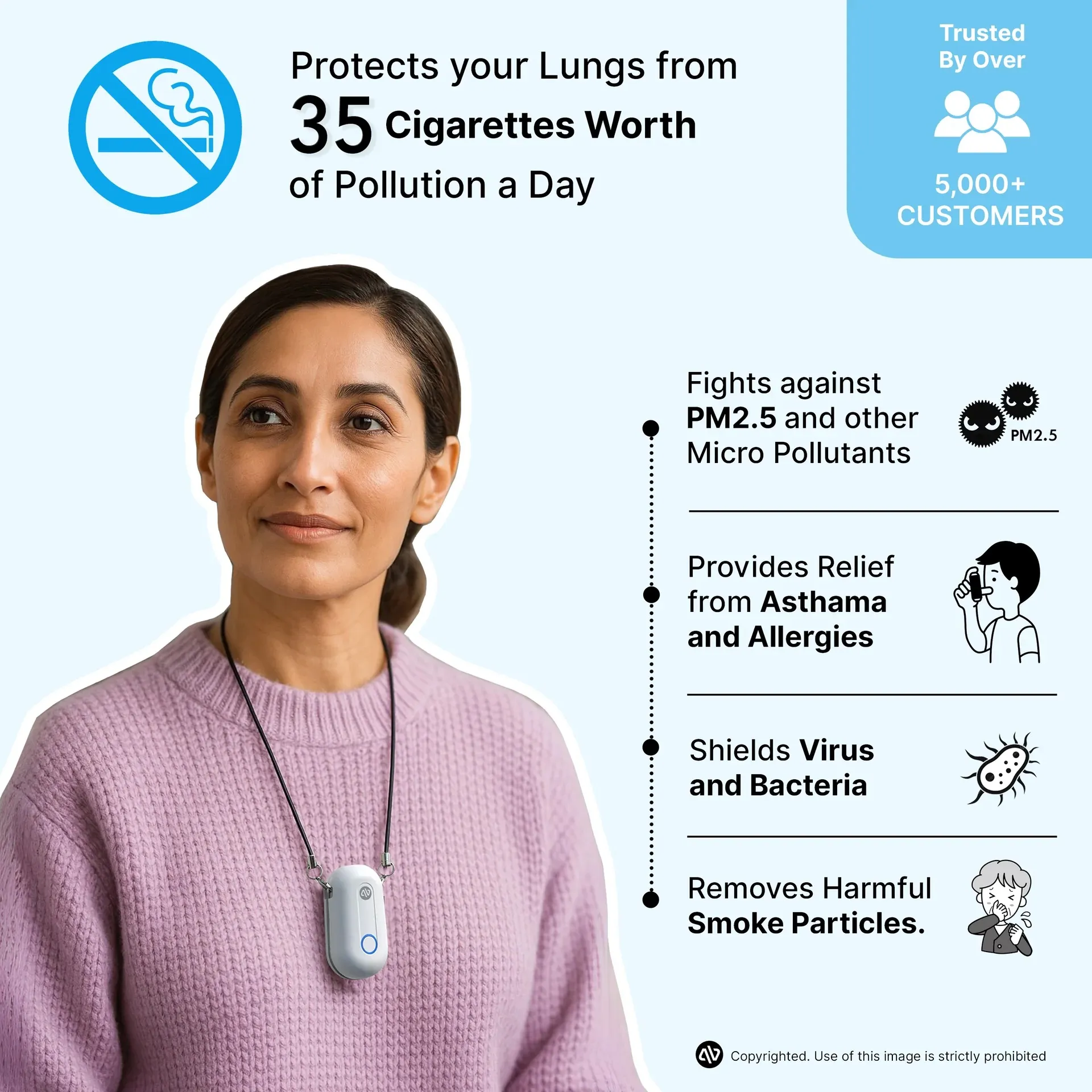 Buy Atovio Pebble – India’s Most Effective Portable Air Purifier