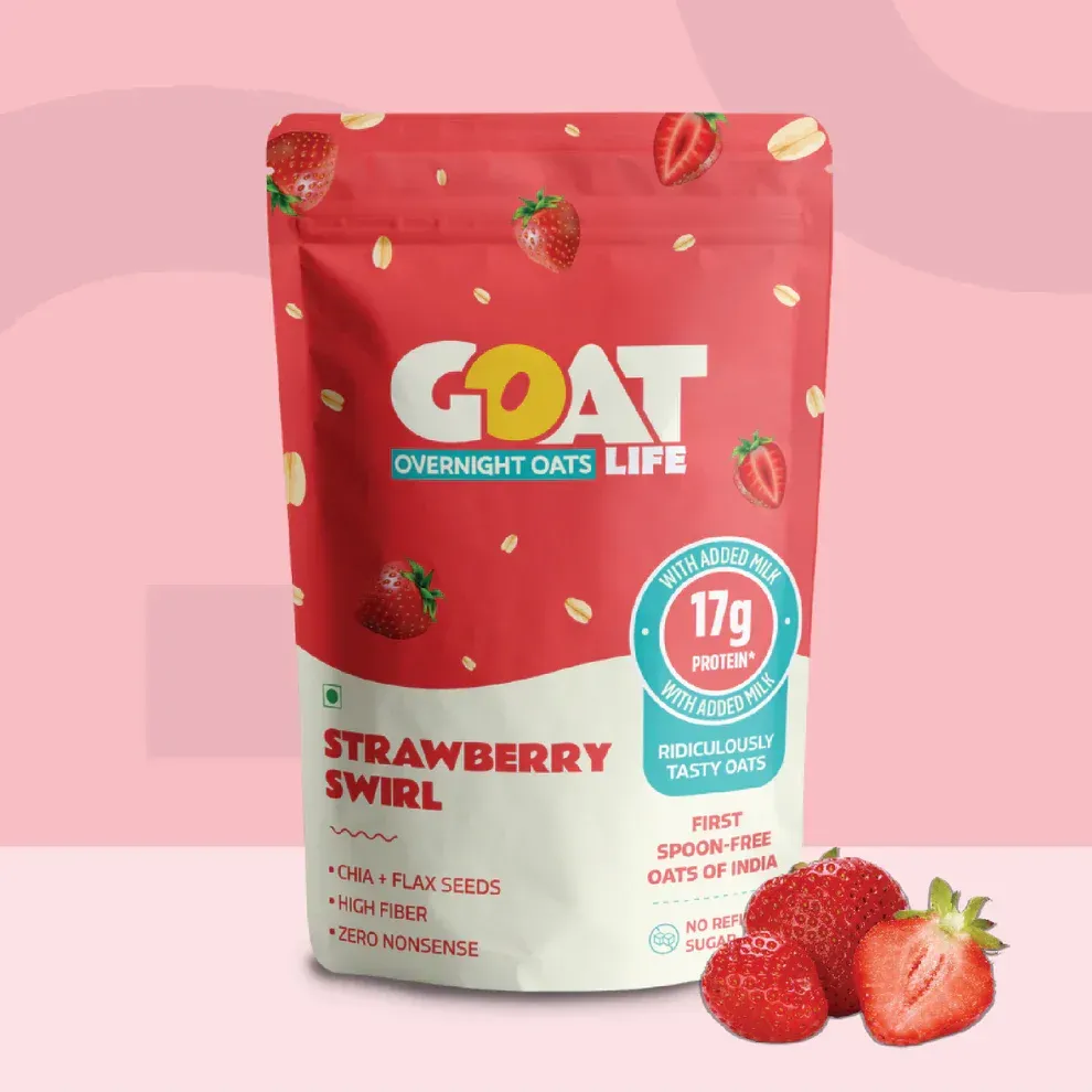 Strawberry Swirl - Fuels your daily energy needs | Goat Life at Toastd